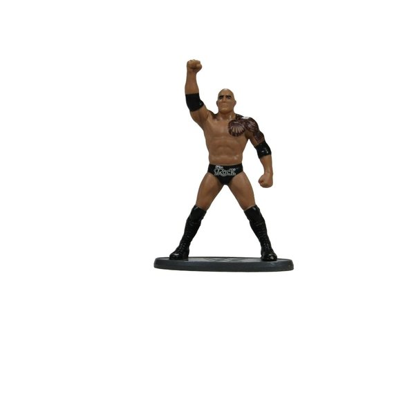 Mattel | Toys | Mattel Wwe Superstars Micro The Rock Cake Topper Approx ...